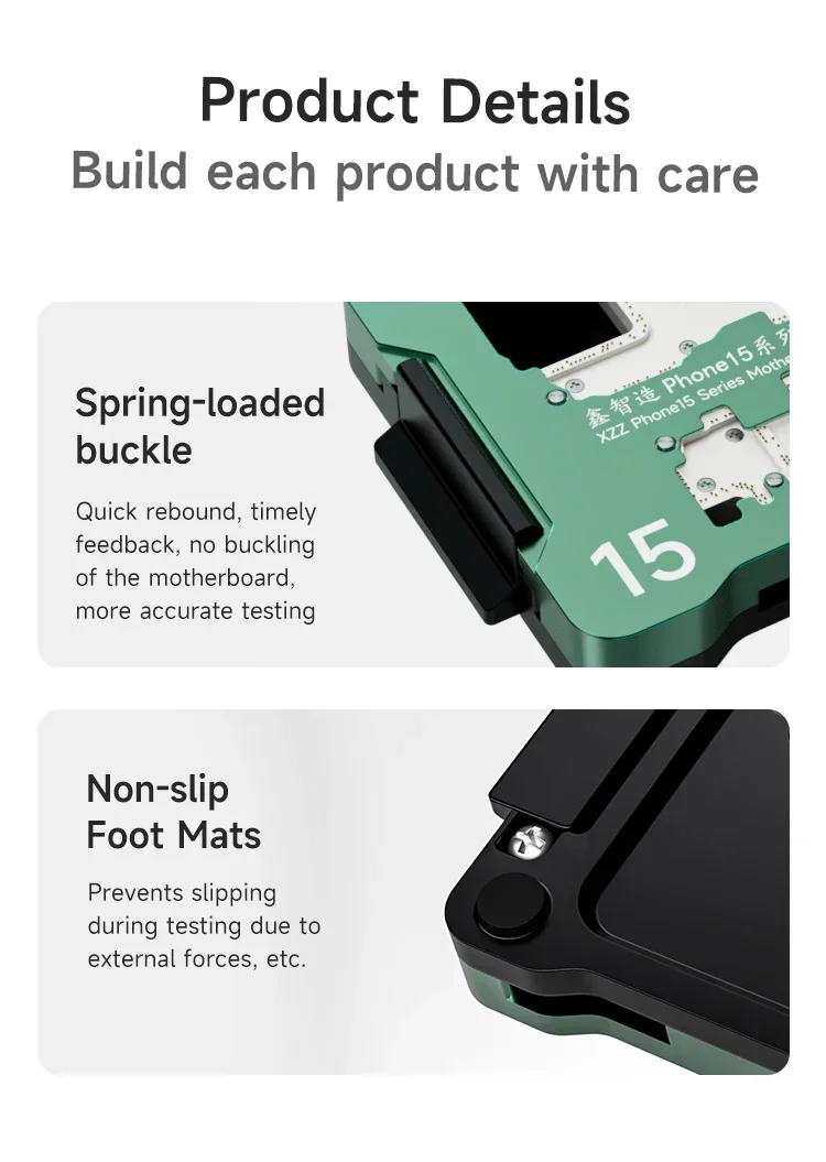 XZZ Motherboard Function Testing Logic Board Fixture for iPhone 15 Plus ...