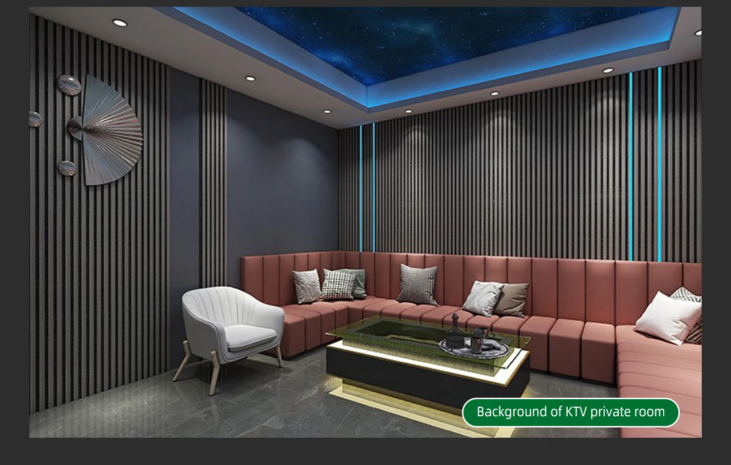 Akupanel Natural Veneer Oak Sound-absorbing Board Flat Noodles Wood ...