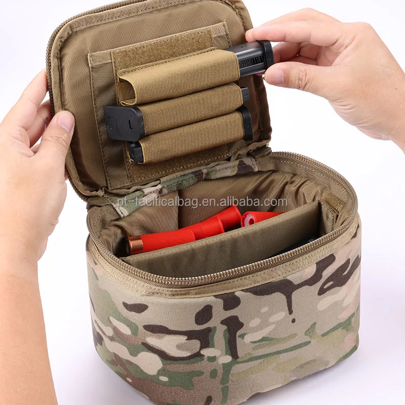 PTG Outdoor Tactical Bullet Bag Bullet Shell Ammunition Round Cartridge ...