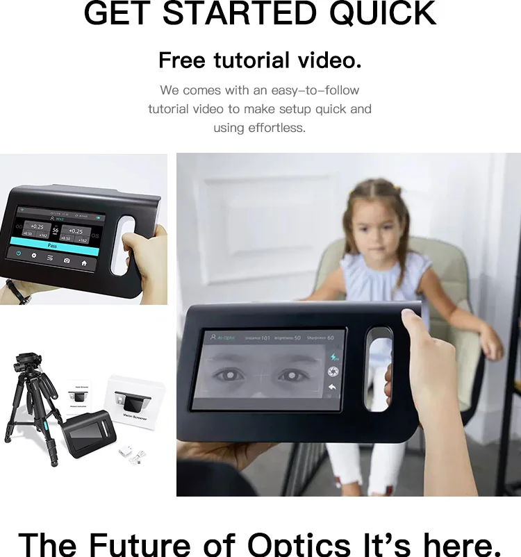 Optical Superintelligent Eye Screener - 7 Inch LCD Touch Screen