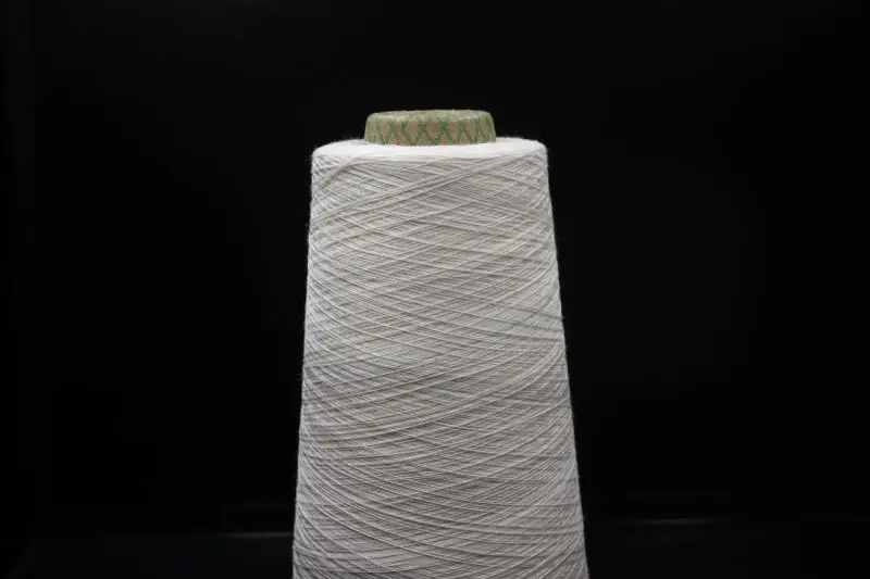 Merceried Small Cone Natural Eco-friendly 100% Cotton Yarn Raw White ...