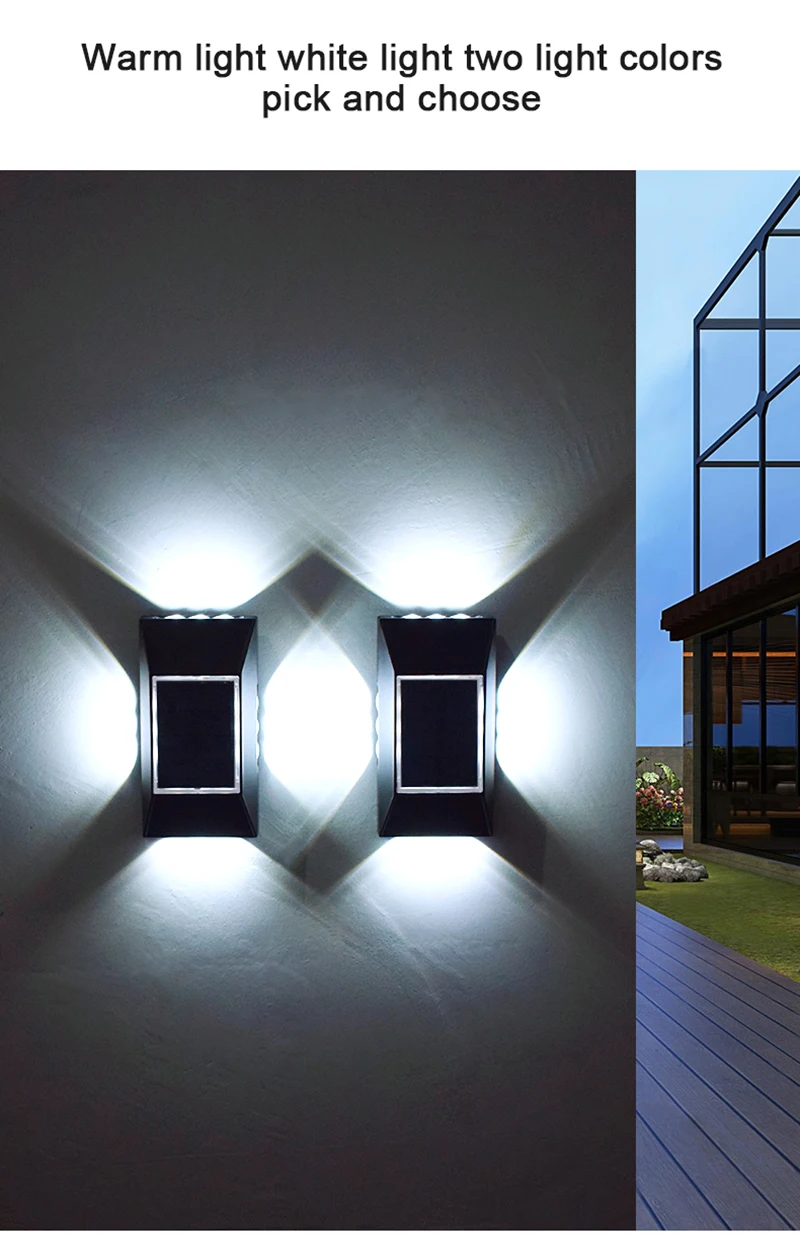 Smart Solar Led Outdoor Light Waterproof Garden Decor Lamps For Balcony ...