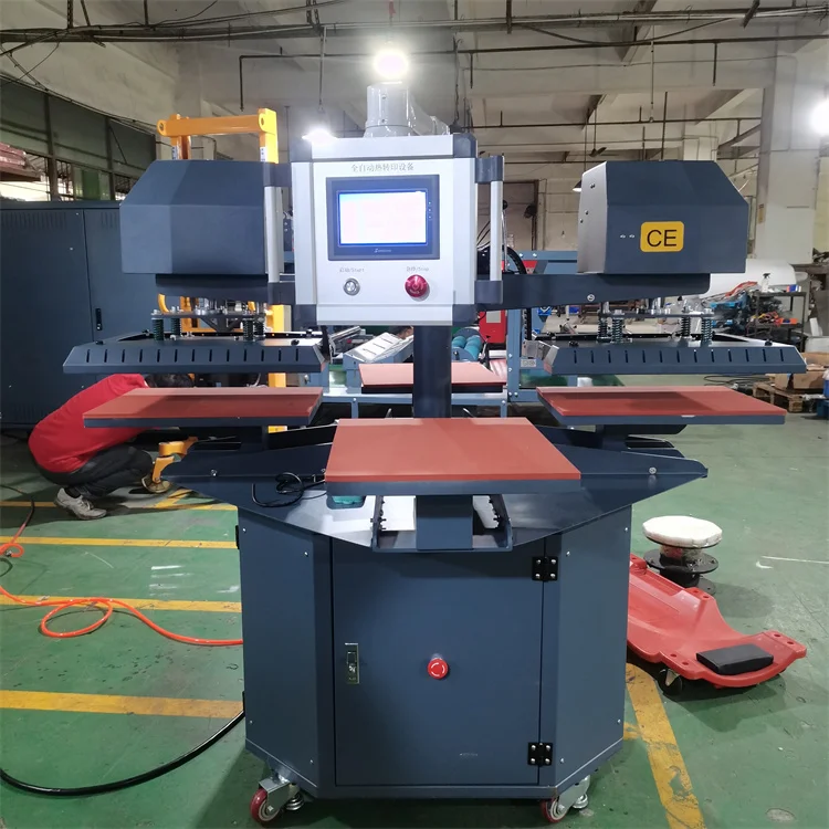 Fully Automatic 16X20 Inch Pneumatic Double Heating Plate Turntable ...