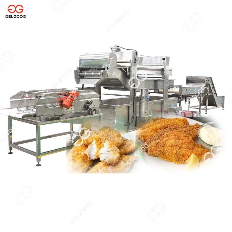 Continuous Belt Oil Samosa Fish Frying Equipment Fish Fillet Frying ...
