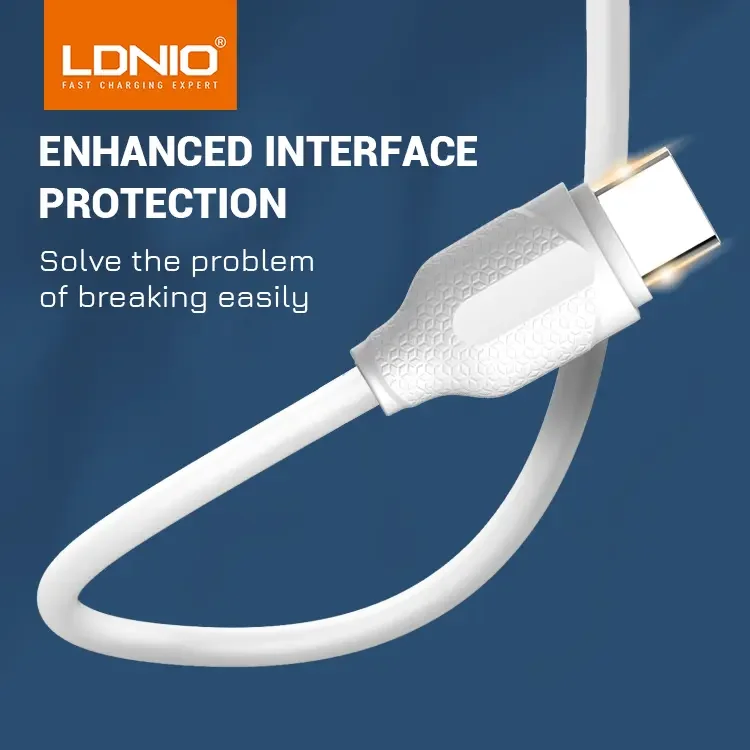 LDNIO LS371 USB 2.0 Extension Regular Mobile Phone Cables 2.4A 3A 5A ...