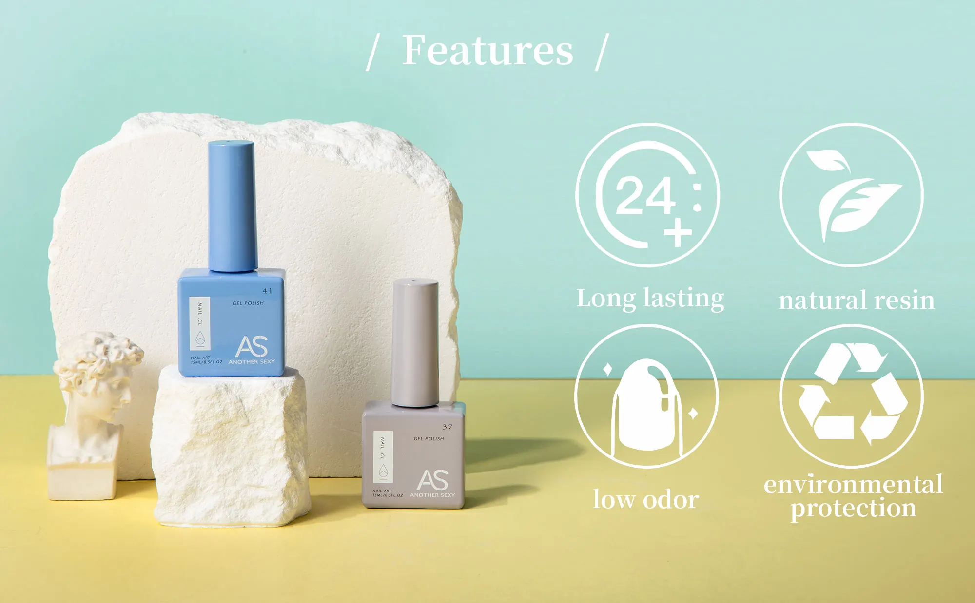 Wholesale Professional AS Gel Nail Polish Set 60 Colors