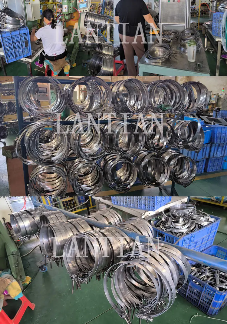 T Bolt V Band Clamp Exhaust DPF for American Truck Service