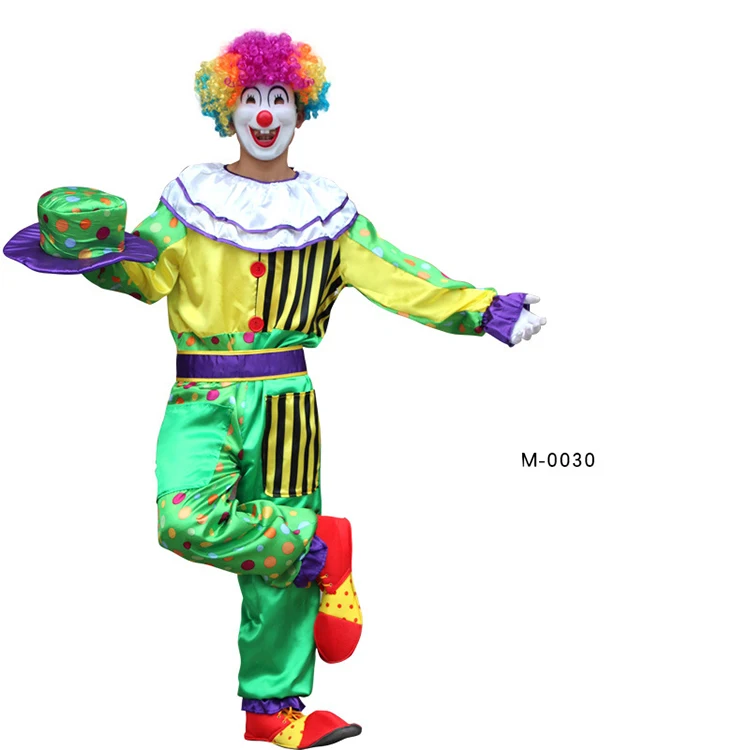 Halloween Clown Costume Stage Performance Costume Men And Women Adult