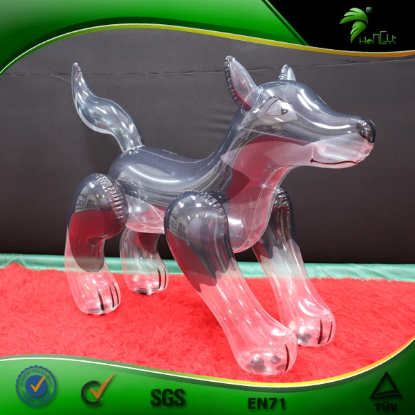 Custom Inflatable Transparent Wolf - Perfect for Events