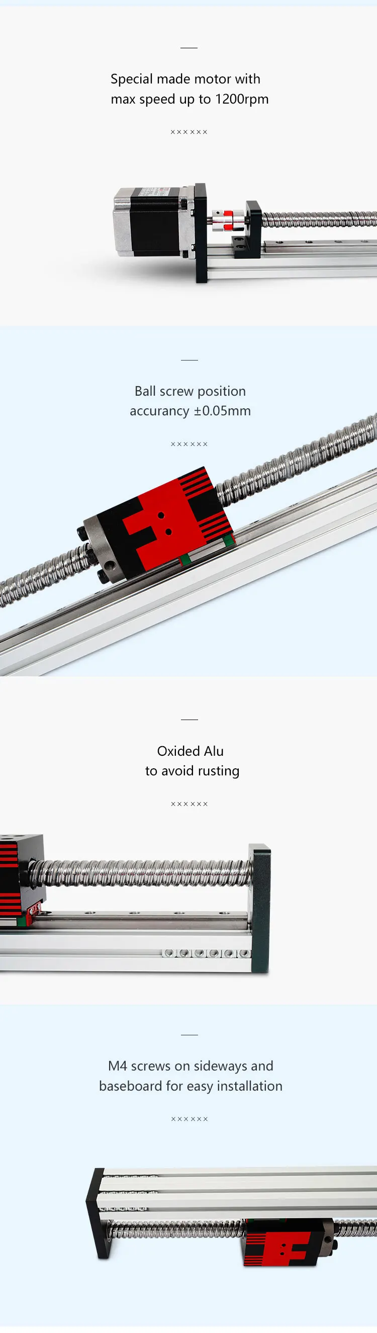 Fuyu 2 Axis Table Xy Stage Linear Positioning System Motorized ...