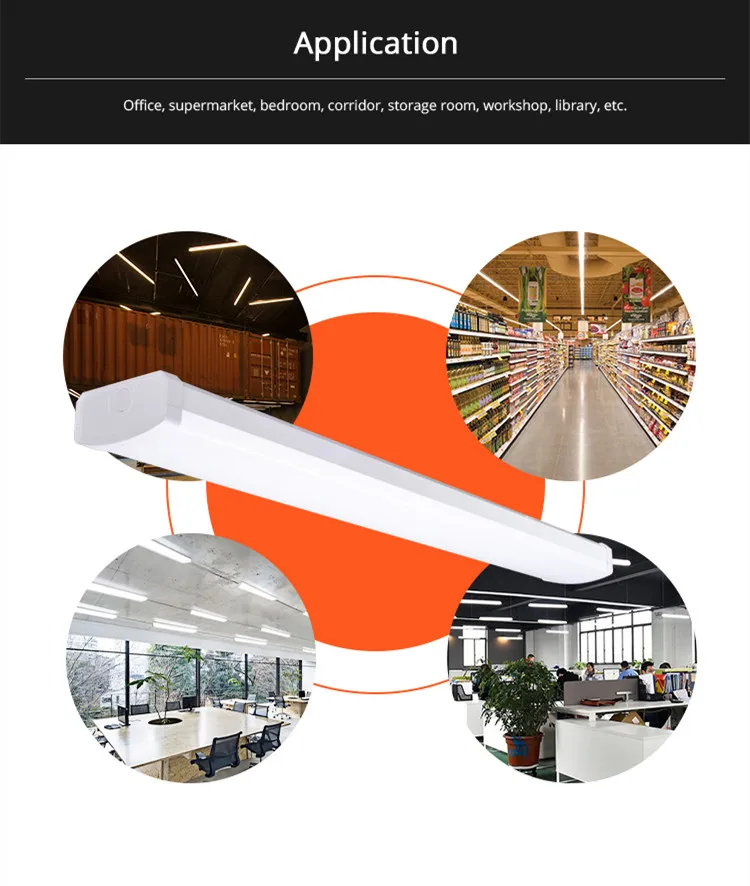 4 Foot LED Wrap Light Fixture - Efficient Stairway Lighting