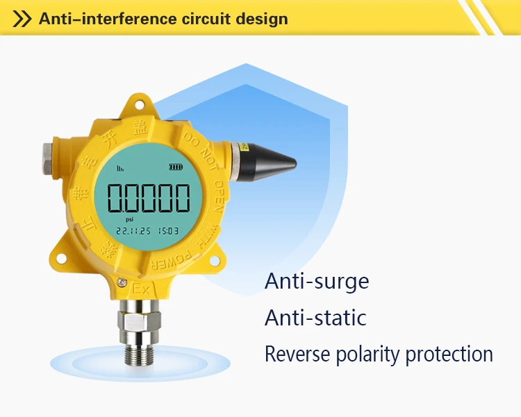 NB-IOT GPRS 4G Lora Explosion Proof Battery Powered Wireless Pressure Transmitter Sensor ...