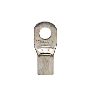 Small Size Sc Cable Lugs Tinned Copper Crimp Terminals With Bolt Hole ...