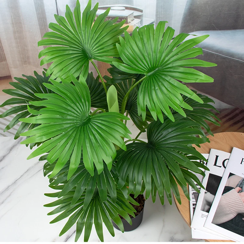 Artificial Green Bushes Tropical Plants Artificial Plants Faux Tropical ...