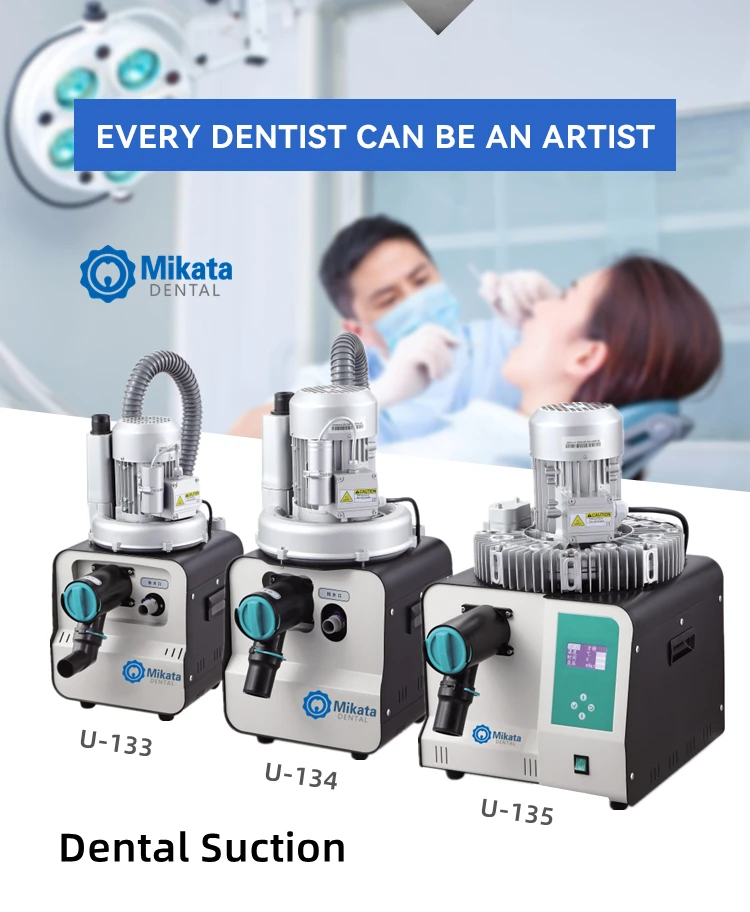 Portable Powerful Suction Pump Dental Equipment for 2-10 Chairs