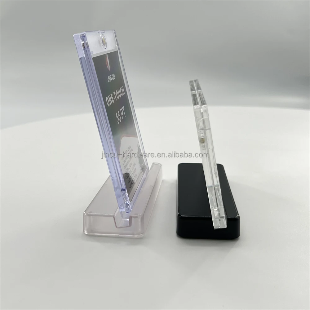 Acrylic Display Card Stand One Touch Black White Toploader AP-CDS-014 ...