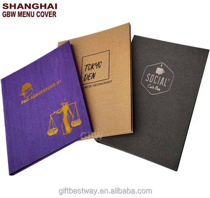 High Quality A4 Menu Folder with Screws - Perfect for Restaurants