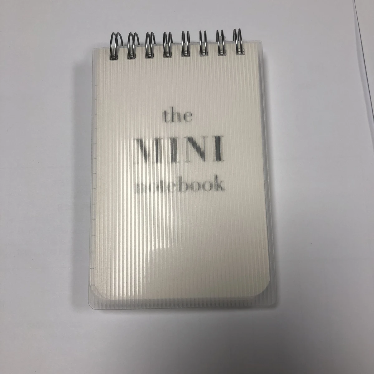 WireO Spiral Binding Notebook with Transparent Plastic Cover Daily ...