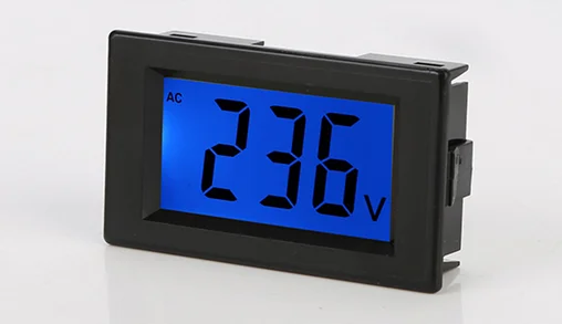 D85-120 Two Wires Lcd Digital Display Ac Power Voltmeter Color Screen ...