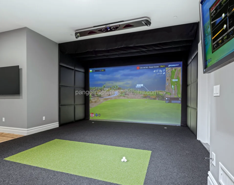 Versatile Golf Wall Panels Padding Set Interlocking Water-Resistant ...