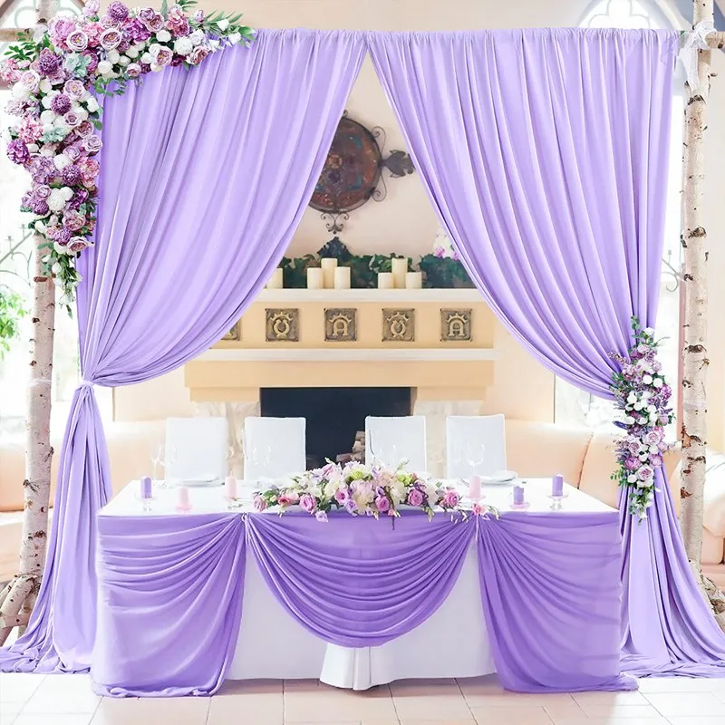 Chiffon Wedding Arch Draping Fabric Wedding Arch Drapes Sheer Backdrop ...