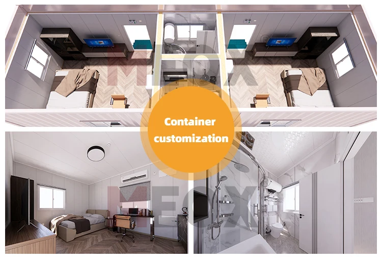 MEOX Custom Mobile Homes case Prefabricate Hotels Kitchen Luxury 3 ...