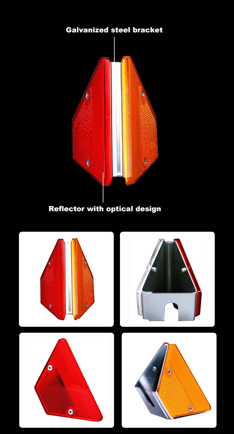 Customized PMMA Reflector W Beam Delineator for Highway Guardrails ...
