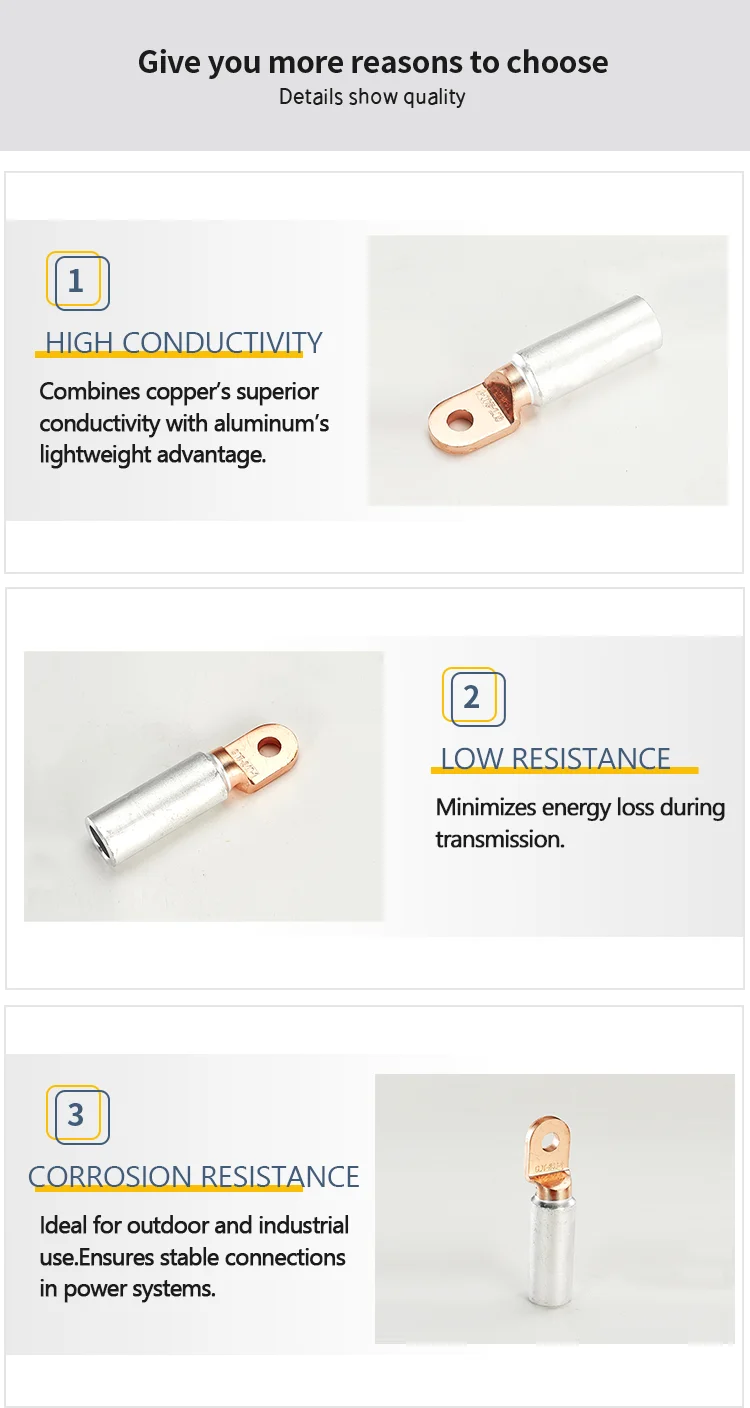 Acl Bolt Type Copper Aluminum Terminals Bimetal Crimp Lug - Buy Bimetal ...