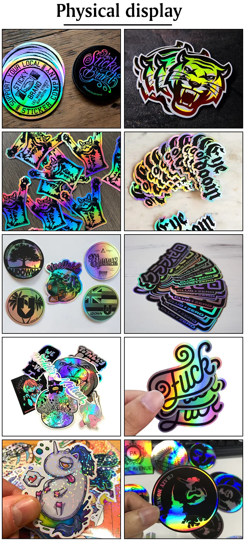 Custom 2D/3D Printing Pass Hologram Sticker VOID Holographic PASS ...