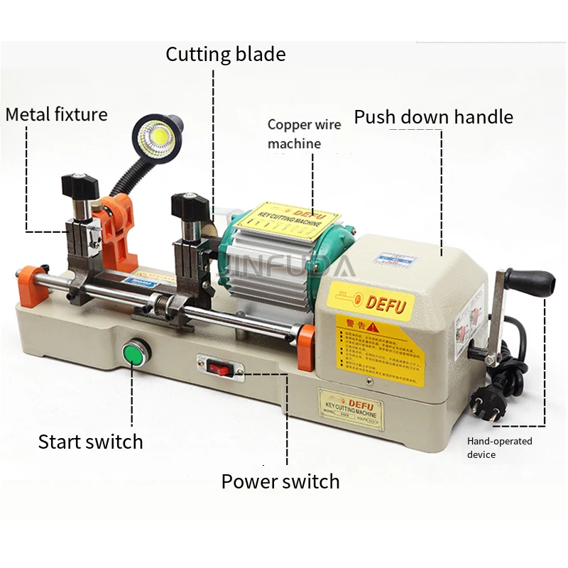 DEFU 668B Key Cutting Machine - Precision and Durability