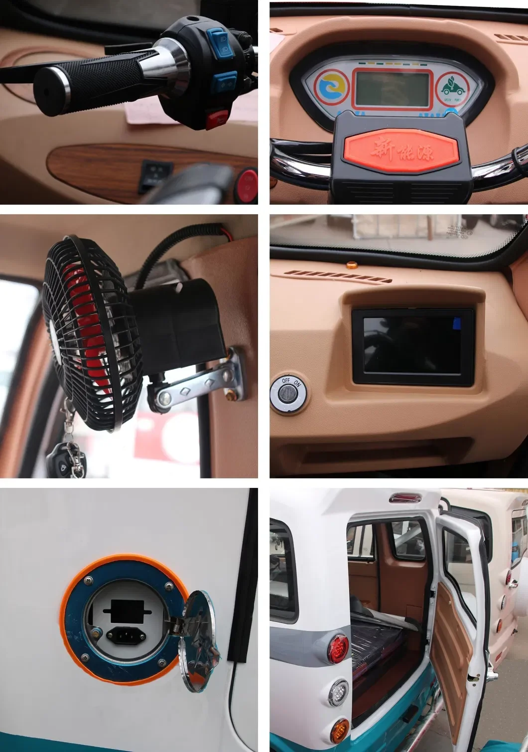 Passenger Tricycle Closed Cabin Tricycle With White Color - Buy White ...