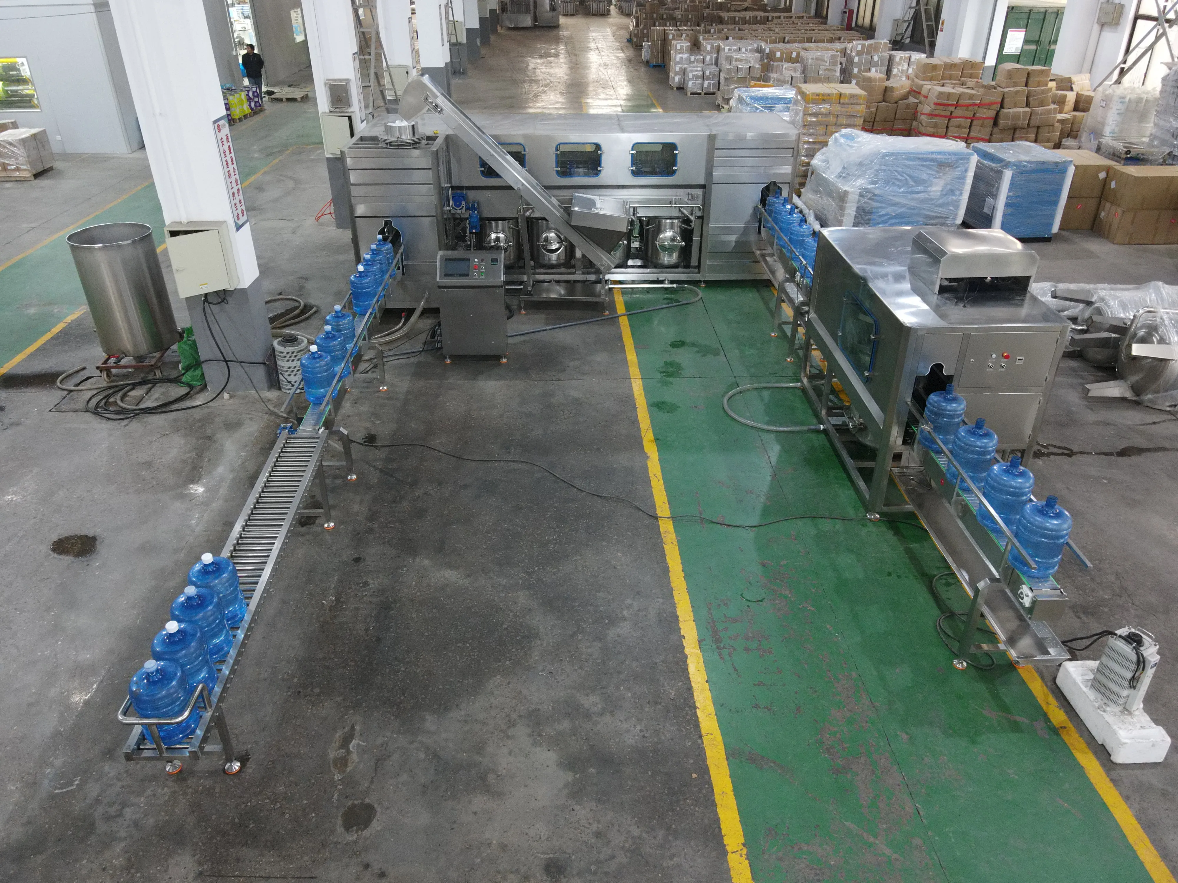 High Quality Automatic 5 Gallon 20l Bottle Water Filling Equipment ...