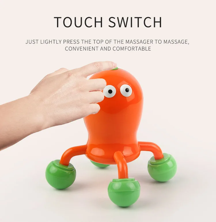 Octopus Shape Personal Vibrating Massager - Electric Full Body & Foot ...