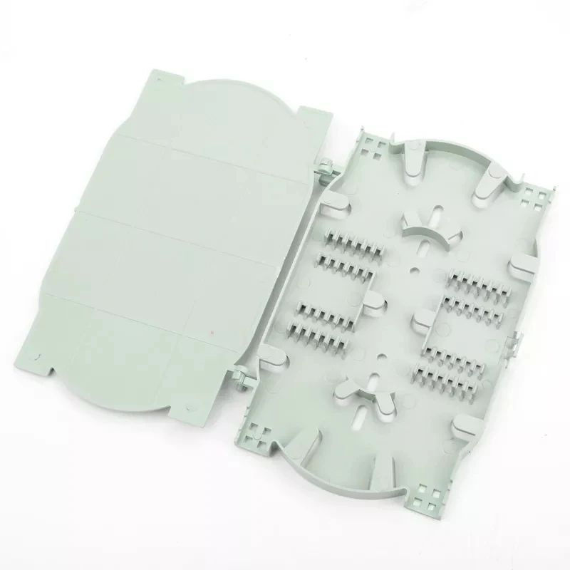Fiber optic 12 24 48 96 cores plastic splice tray ABS material high ...