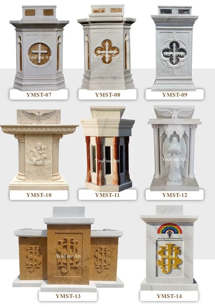 Church White Marble Altar of Sacrifice Table - Customized Design, Hand ...