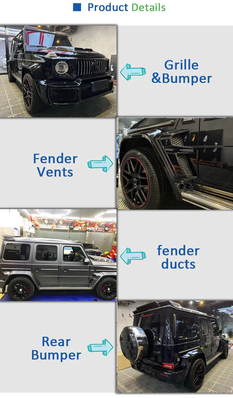 Auto Body Systems W464 G63 Bodykit for G550 G500 G63 Upgrade B700 Wide ...