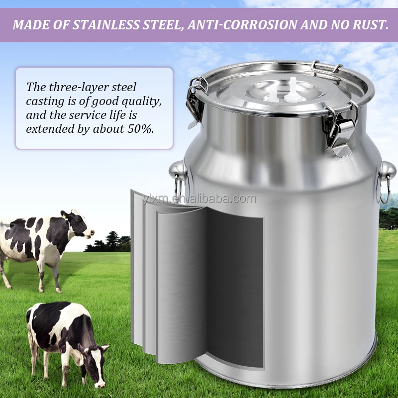10L Automatic Dairy Cows Goat Sheep Milk Machine for Sale