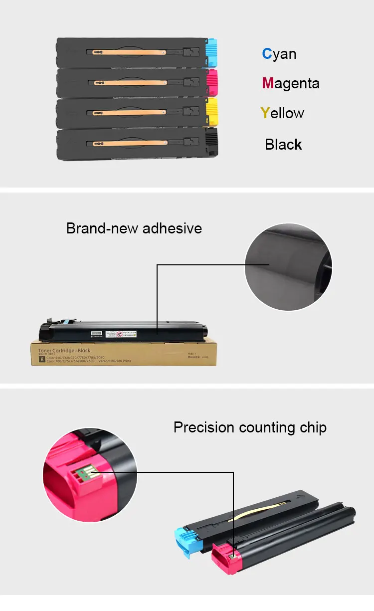 FULUXIANG Compatible V80 006R01646 006R01649 006R01648 006R01647 Color ...
