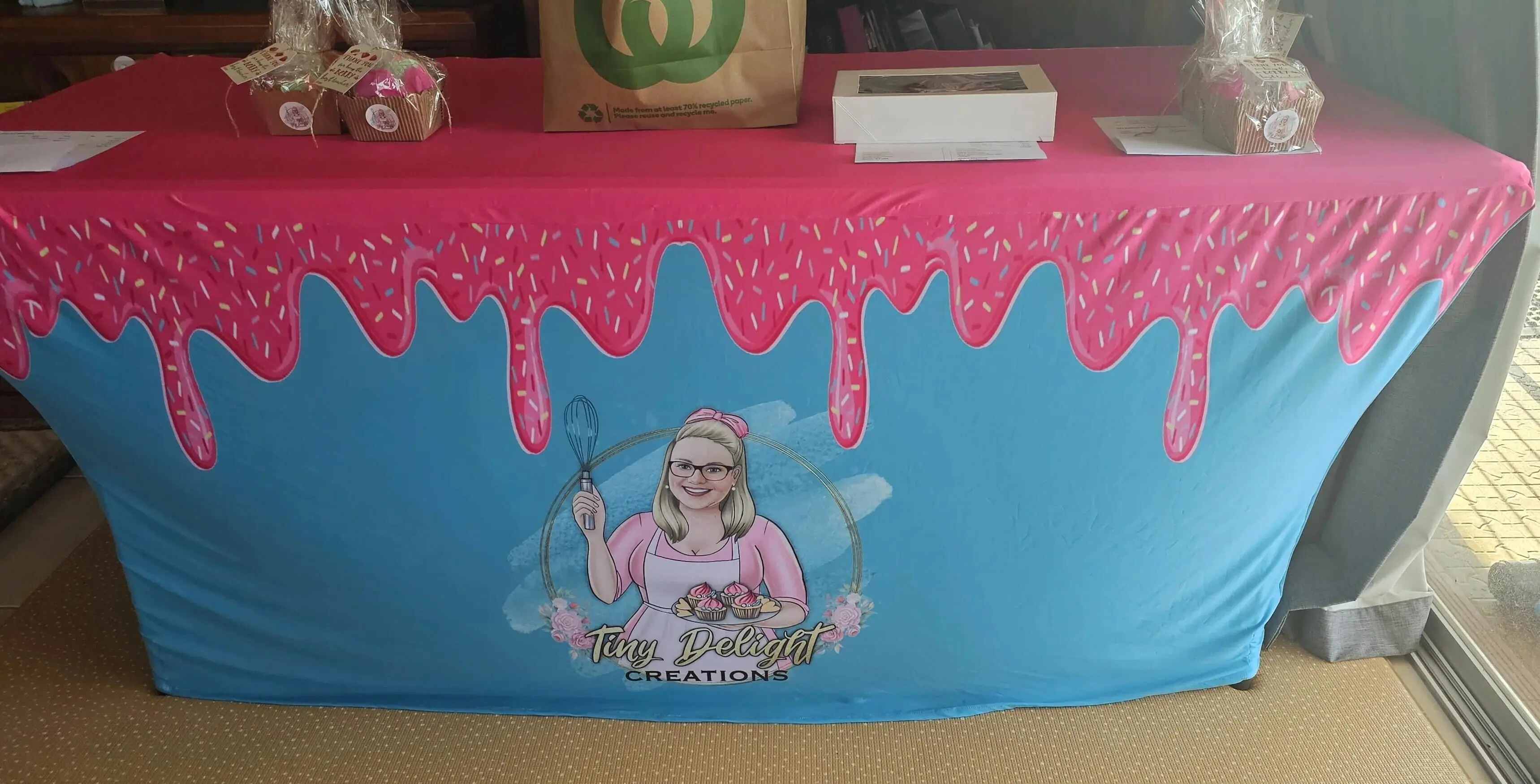 4ft 6ft 8ft 10ft Stretchy Table Cloth Trade Show Custom Throw Table ...