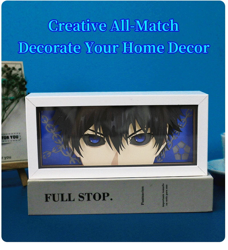 Anime Light Box - Laser Cut Paper Crafts with LED Lights