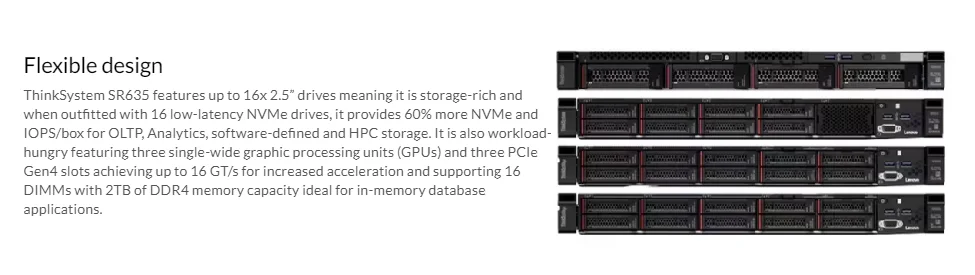 1u Thinksystem Sr635机架服务器amd Epyc 7402 24c 2.8ghz处理器 - Buy 1u服务器,服务器机架锁 ...