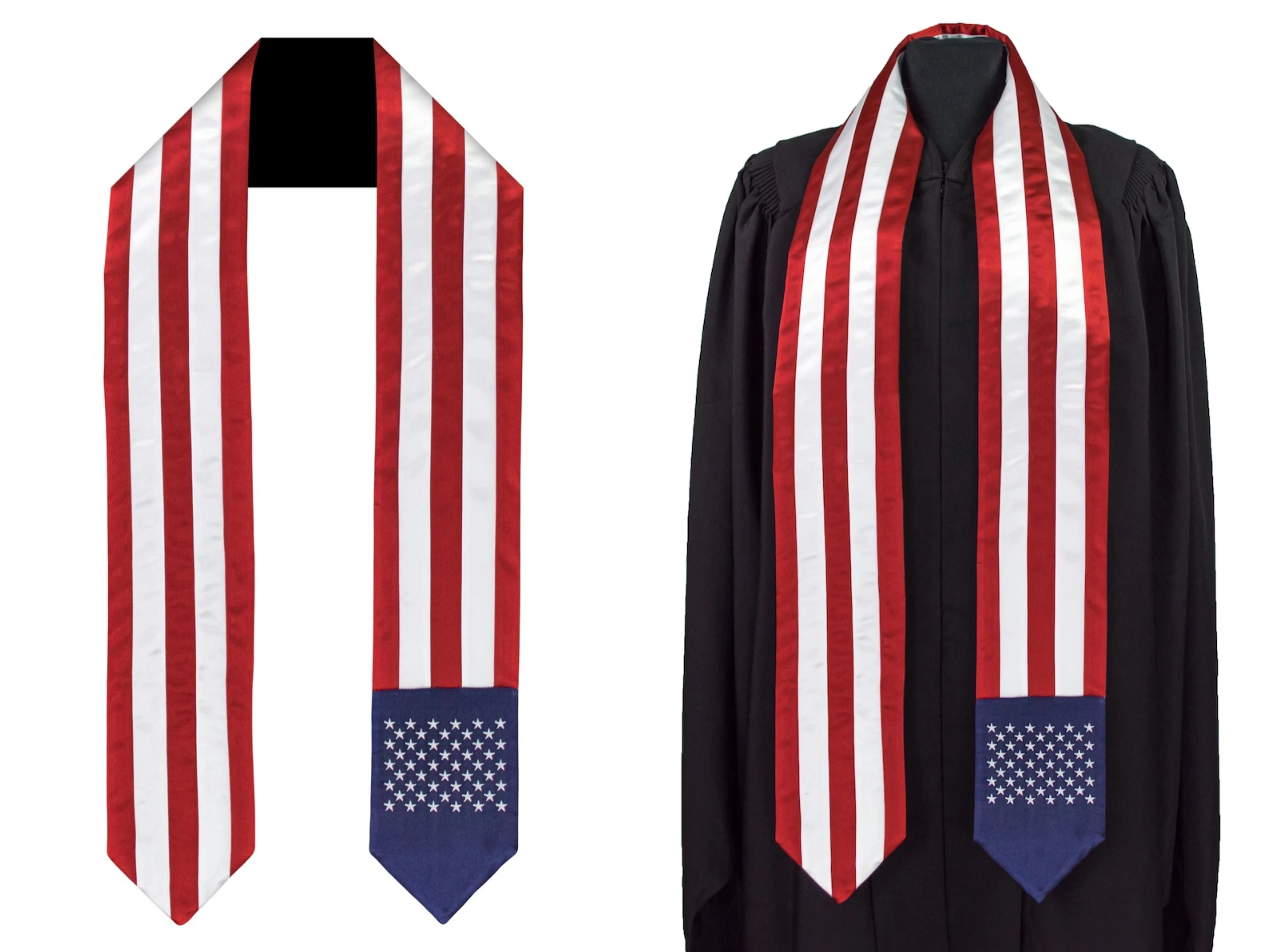 Custom 2024 Graduation Stole Sublimation High School Sash Polyester ...