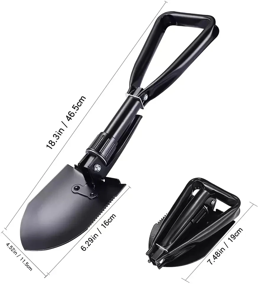 Portable Tactical Folding Shovel Multi-purpose Camping Garden Snow ...