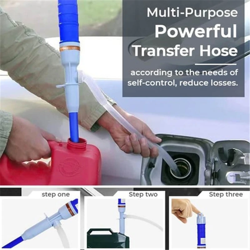 Portable Electric Fuel Pump Siphon Liquid Transfer Pump Handheld Pump ...