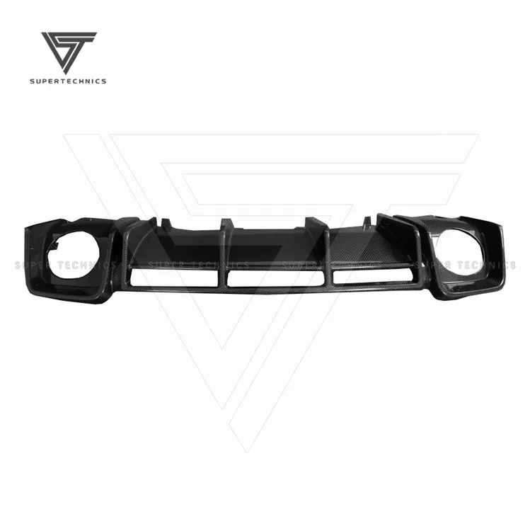 Supertechnics Style Carbon Fiber Rear Diffuser For Audi R8 V10 2021 ...