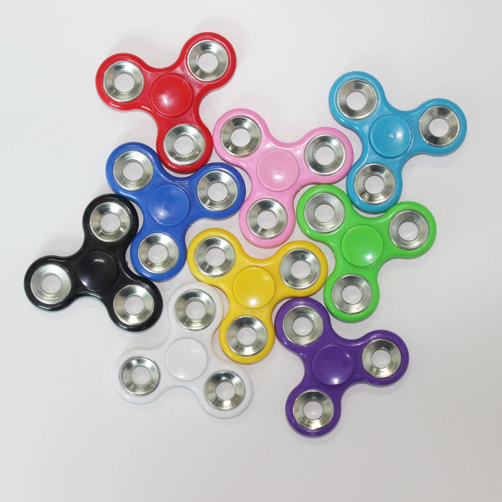 Tri-Spinner Office Desk Classroom Anti Anxiety Focus Finger Fidget ...
