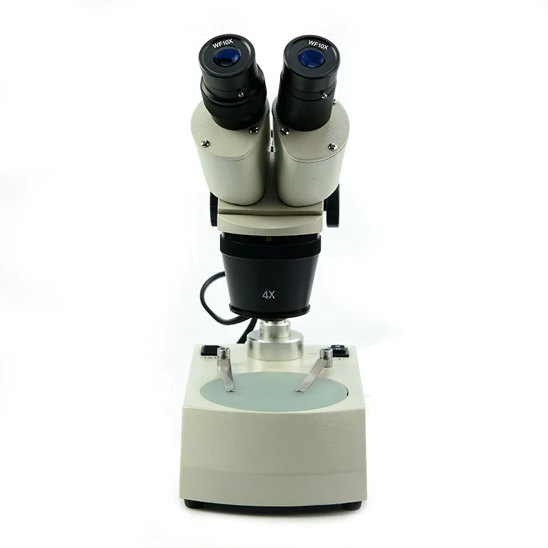 20x 40x Binocular Stereo Microscope W/ Top Bottom Led Lights For Pcb ...