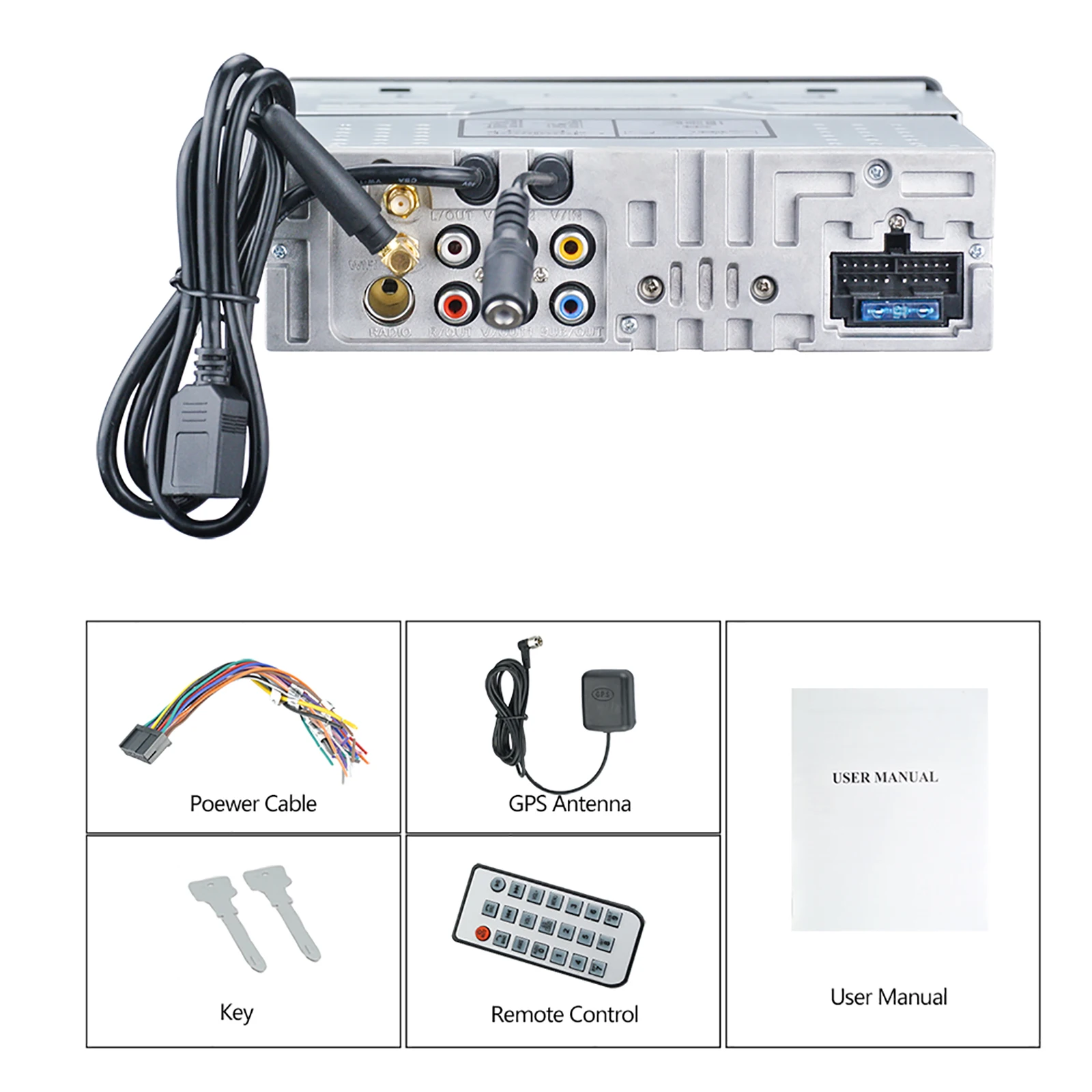 Bbzl 1 Din 7 Inch Car Multimedia Dvd Player With Flip Out Screen ...