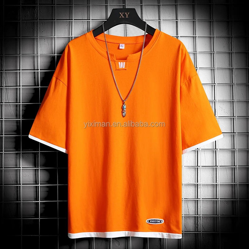 Custom Cropped T-shirt Loose 100% Cotton Blank Oversized Heavyweight ...