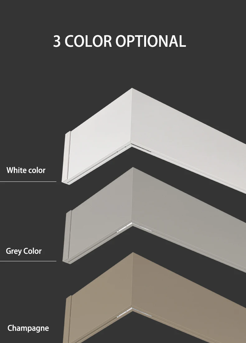 Large Size Plate Ceiling & Wall Mounted Curtain Pelmet Box Aluminum ...